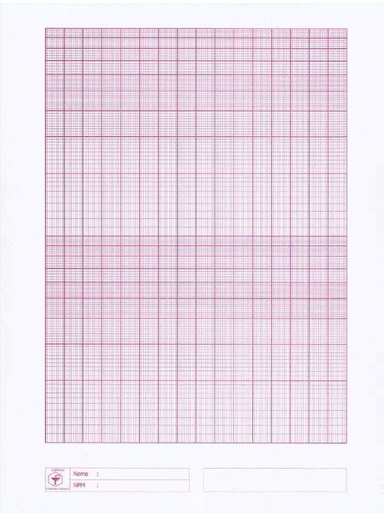 Kertas Semilog Merah | PDF