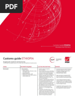 Import and Export Procedures in Ethiopia | PDF | Letter Of Credit | Customs