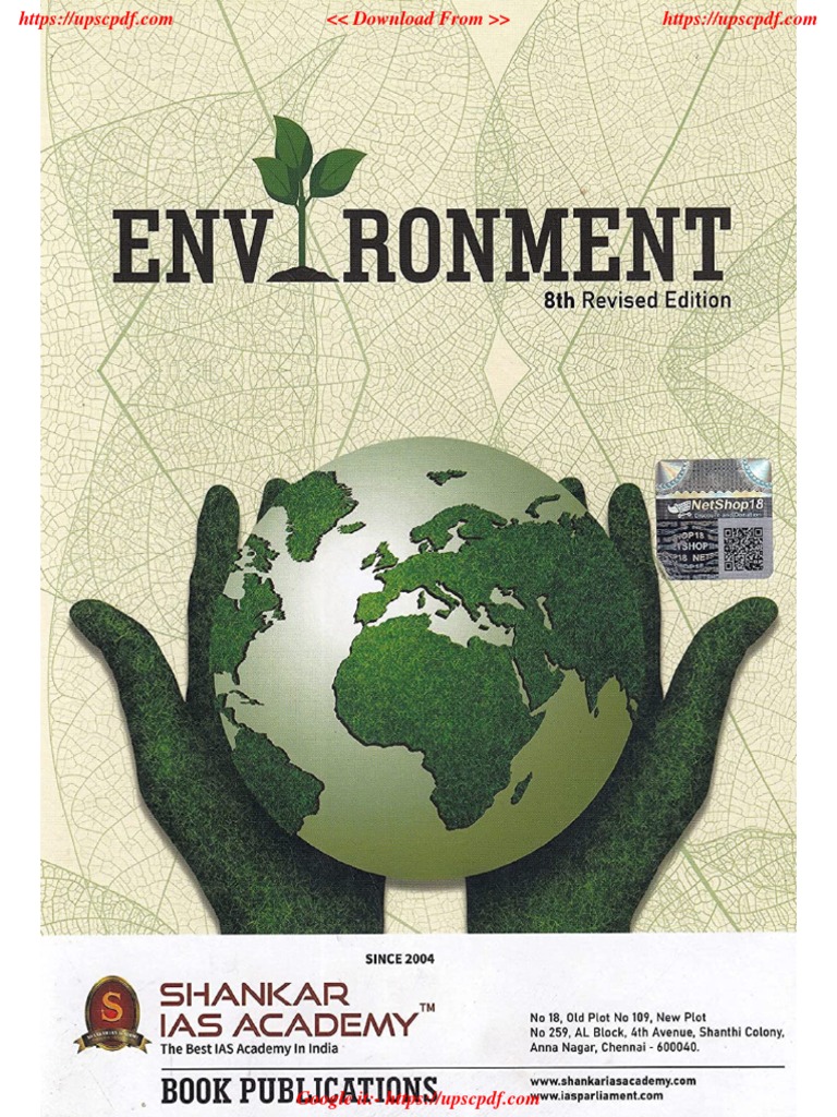 Shankar IAS ENVIRONMENT Book Added Pages On 6th Edition 8th Edition ...