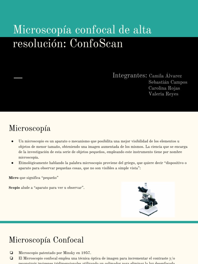 Confoscan | PDF | Microscopia confocal | Óptica