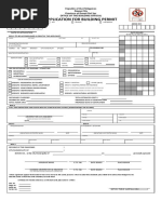 Architectural Permit Application Form | PDF | Specification (Technical Standard) | Building Code