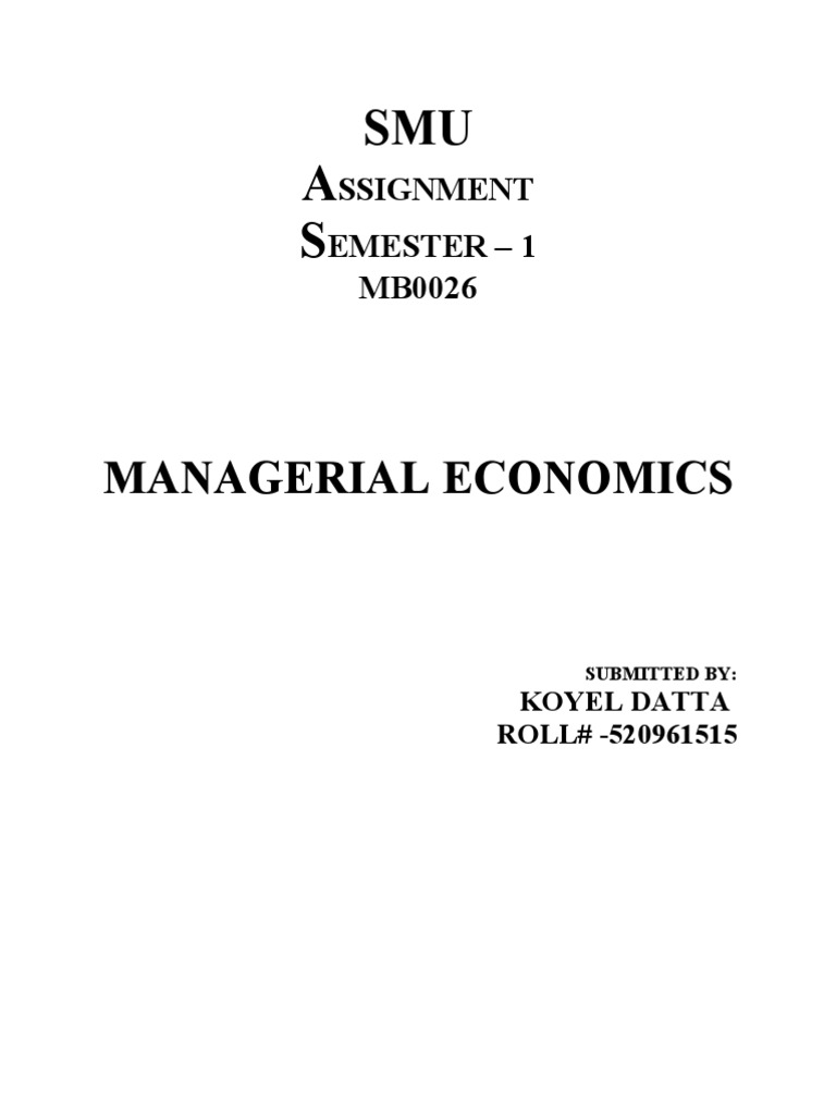 Managerial Economics Complete | PDF | Supply And Demand | Taxes