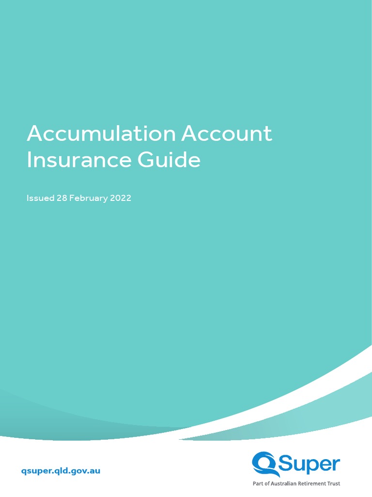 Accumulation Account Insurance Guide: Issued 28 February 2022 | PDF ...