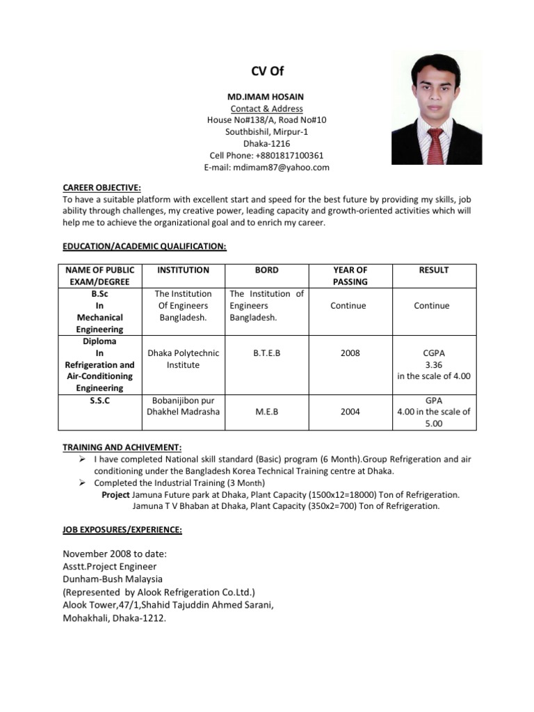 CV of Imam | PDF | Digital Technology | Software