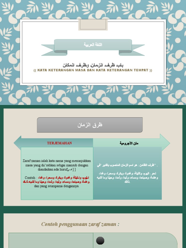 Zorof Zaman Dan Makan (BA) | PDF