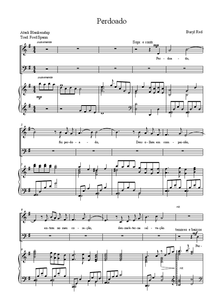 Coro - Perdoado - Mus | PDF