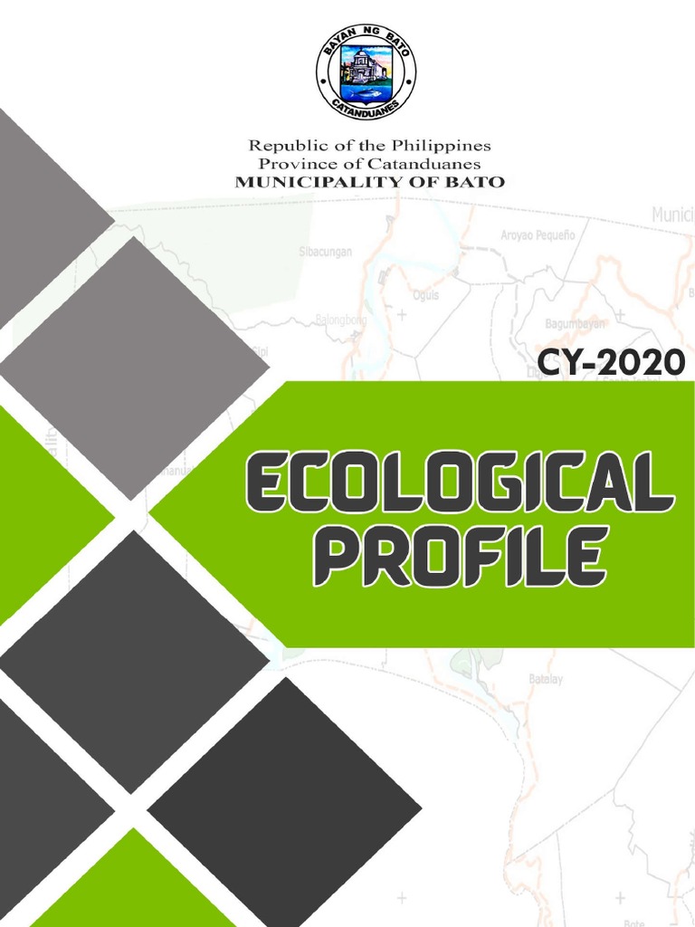 Annex B. Form 1c. Ecological Profile 2020 | PDF | Infrastructure | Wound