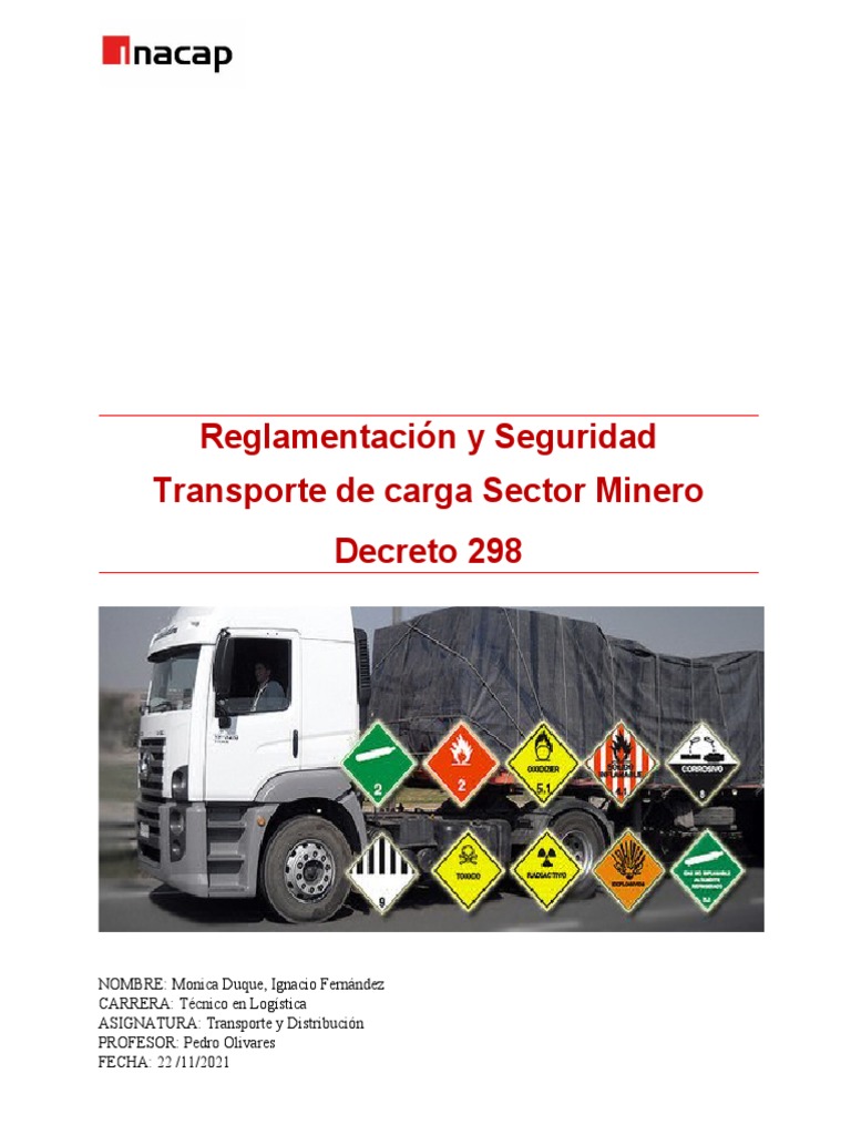 Reglamentación Norma 298 | PDF
