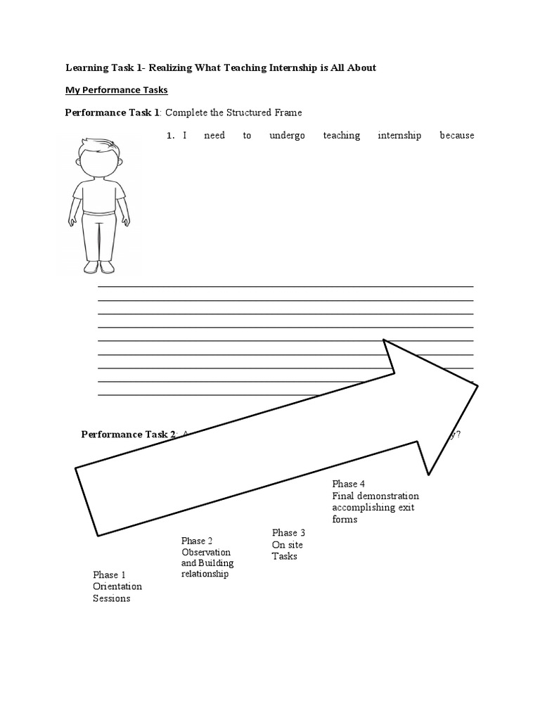 Understanding Teaching Internship Tasks | PDF | Educational Assessment ...