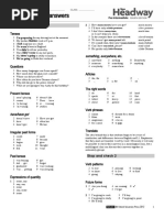 Headway Pre-Intermediate - Workbook Answers Key 5th Edition - 2019 | PDF