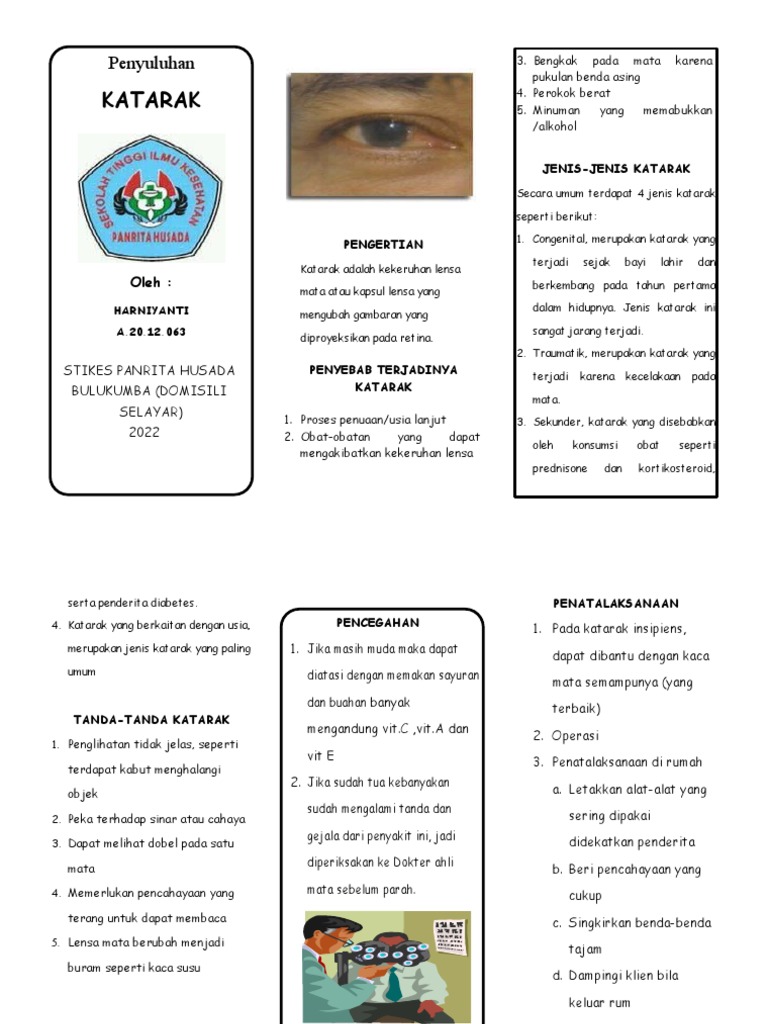 Leaflet Katarak | PDF