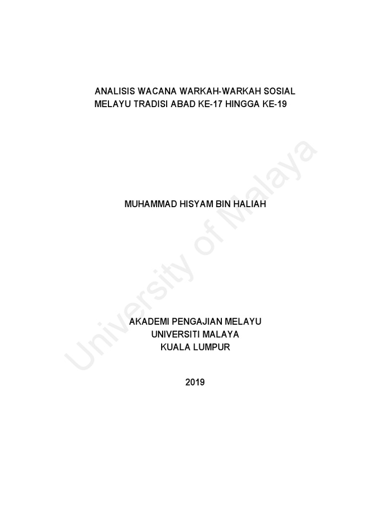 Muhammad Hisyam Haliah | PDF