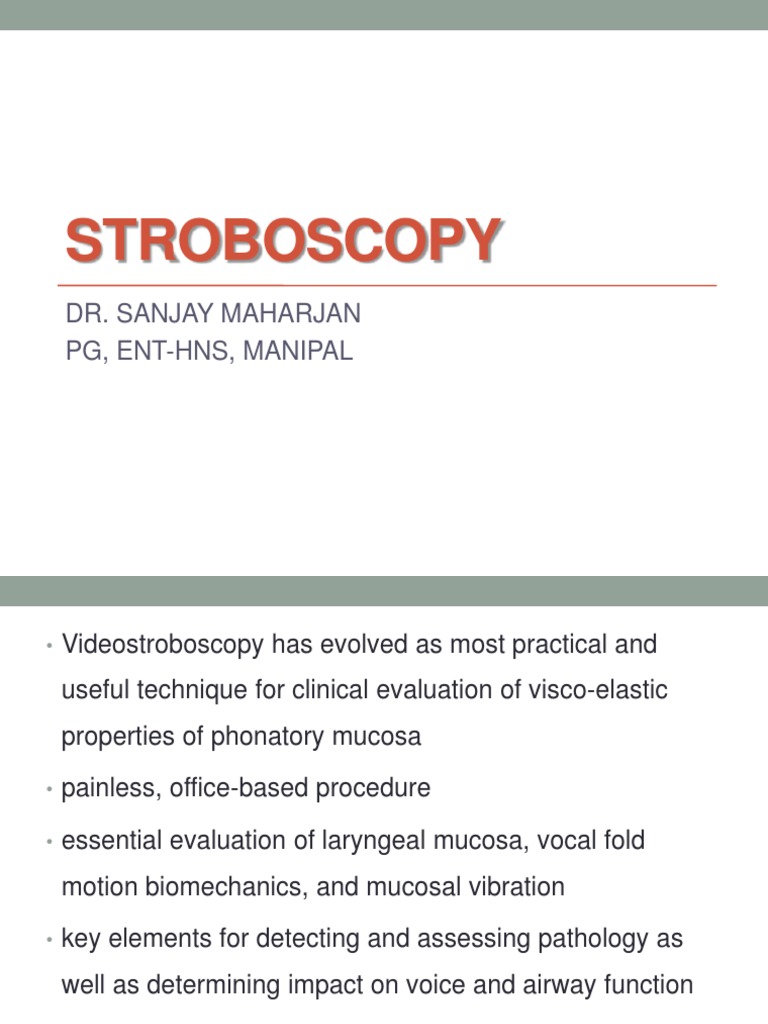 Stroboscopy 180812170958 1 | PDF | Frequency