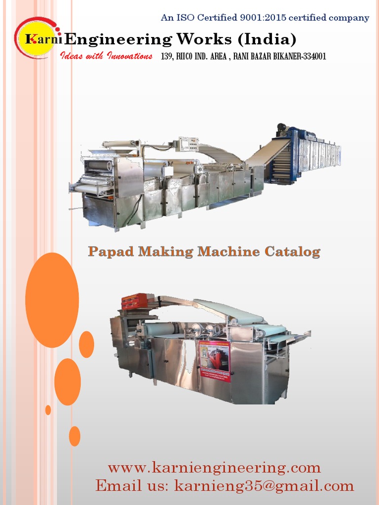 appalam-papad-making-machine | PDF
