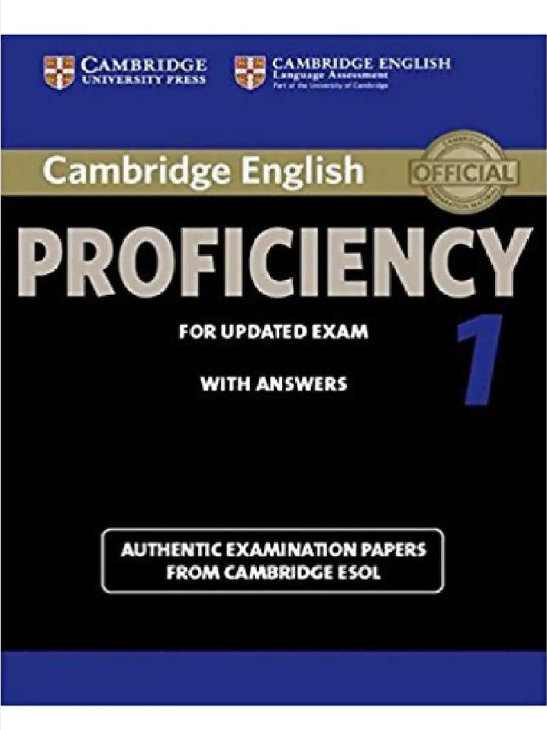 Cambridge English Proficiency (CPE) 1 for Updated Exam | PDF