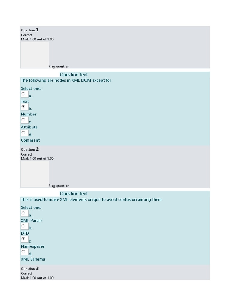 Xml Final Exam Pdf Xml Xslt 