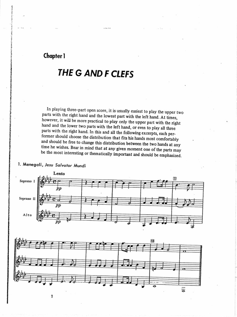 Chapter1 Music For Score Reading | PDF