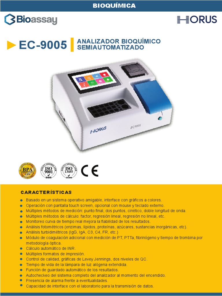 Brochure Ec9005 Horus | PDF | Ingeniería Informática | Informática
