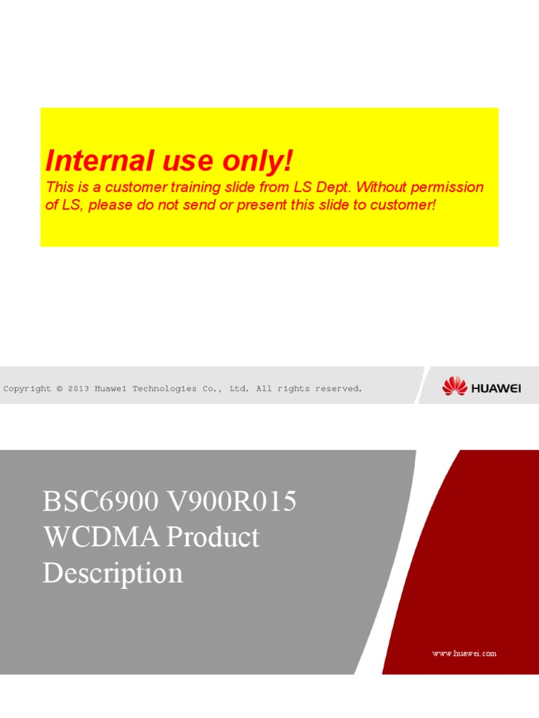 02-Bsc6900 v900r015 Wcdma Product Description Issue 1.00 | PDF ...