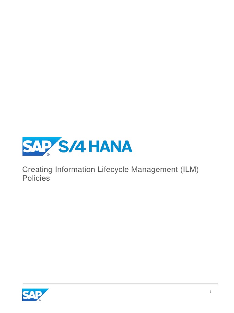 Create ILM Policies Tutorial | PDF | Software Engineering | Software ...