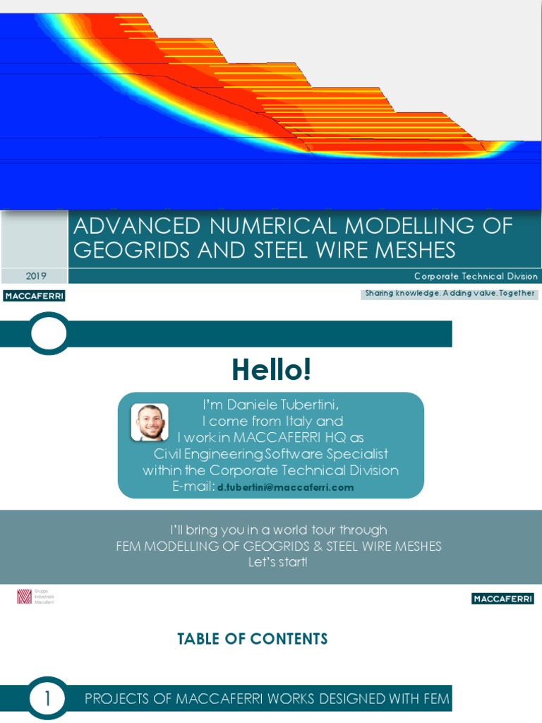Advanced Modelling of Geogrids & Meshes | PDF | Strength Of Materials ...