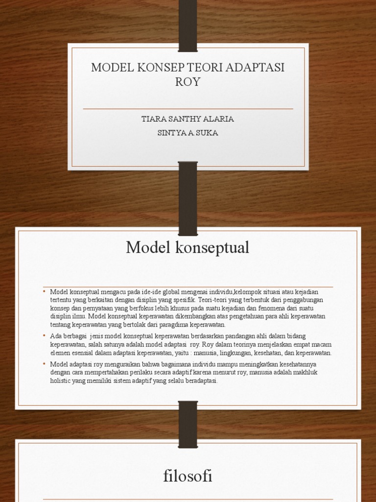 Model Konsep Teori Adaptasi Roy | PDF