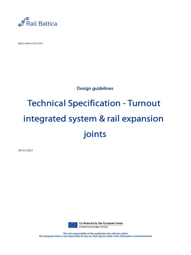 Technical Specification - Turnout Integrated System & Rail Expansion ...