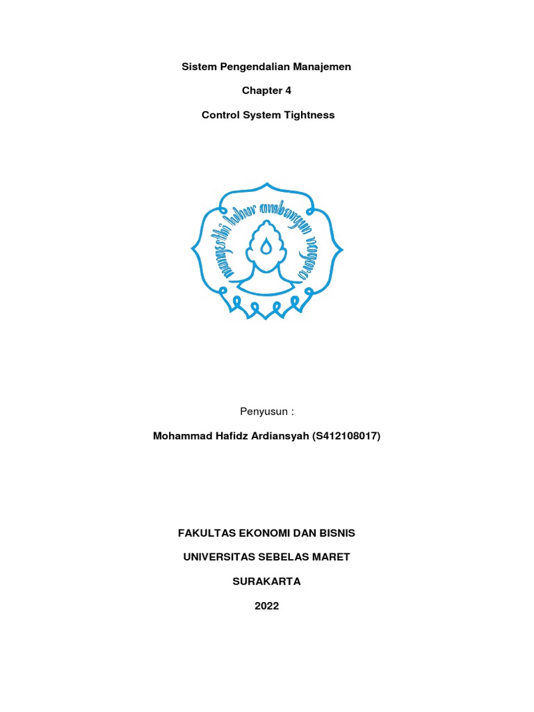 Chapter 4 Control System Tightness | PDF