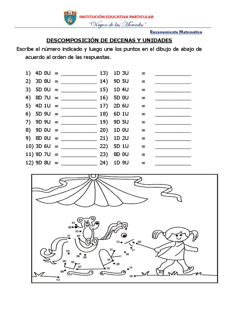 Descomposición de Números para Primaria | PDF