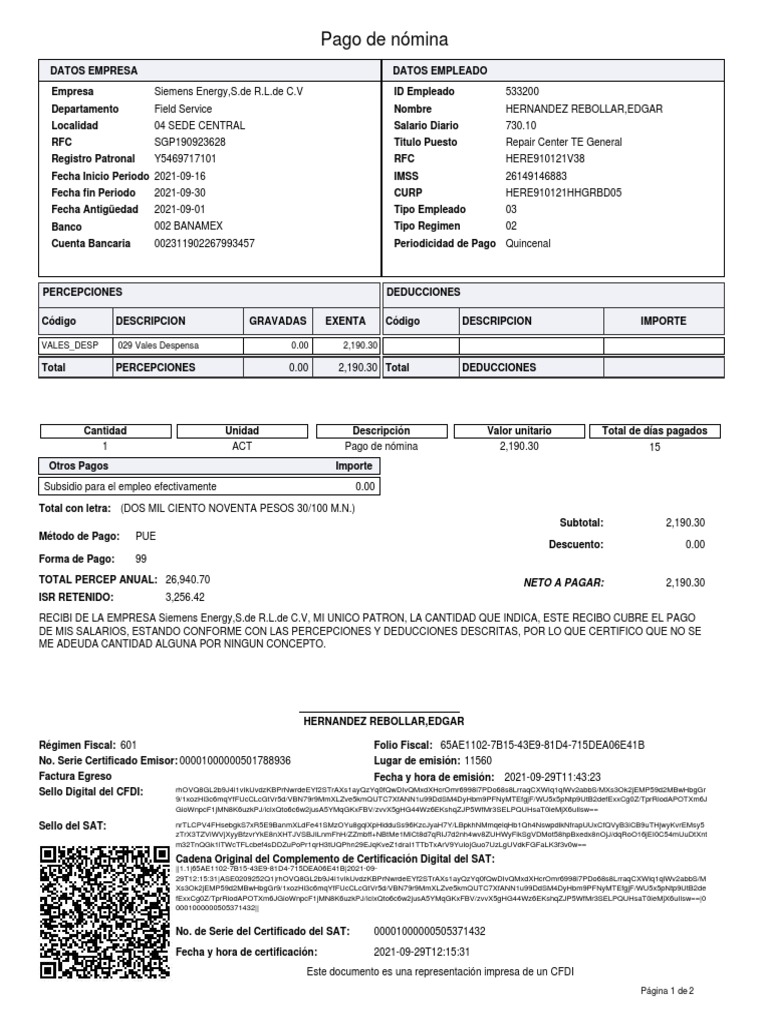 0 2021-Val-Qn18-Emx 09302021 | PDF | Economias