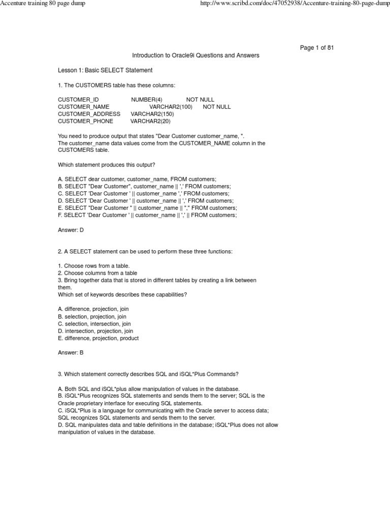 120 | PDF | Sql | Table (Database)
