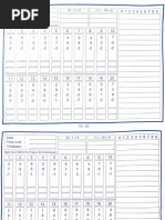 Level 2 Abacus Practice Worksheets | PDF | Teaching Mathematics