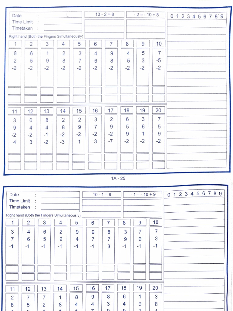 Abacus Ebook Level 1A-1 | PDF