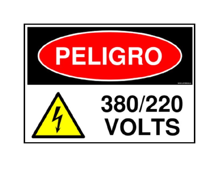 Peligro 220-380 Volts | PDF
