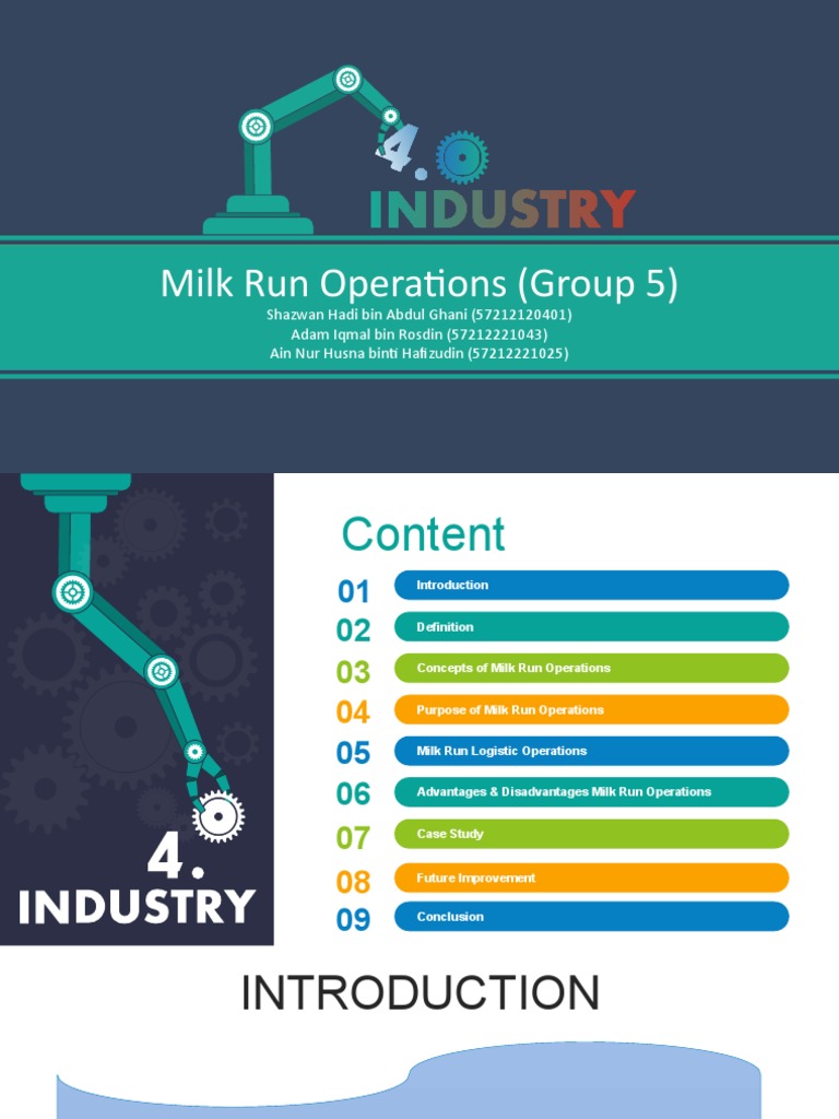Milk Run Operations | PDF | Supply Chain | Cargo