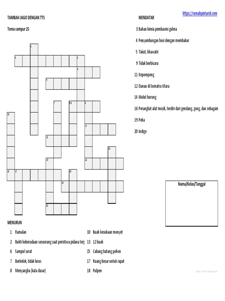 TTS Anak Campuran 25 | PDF