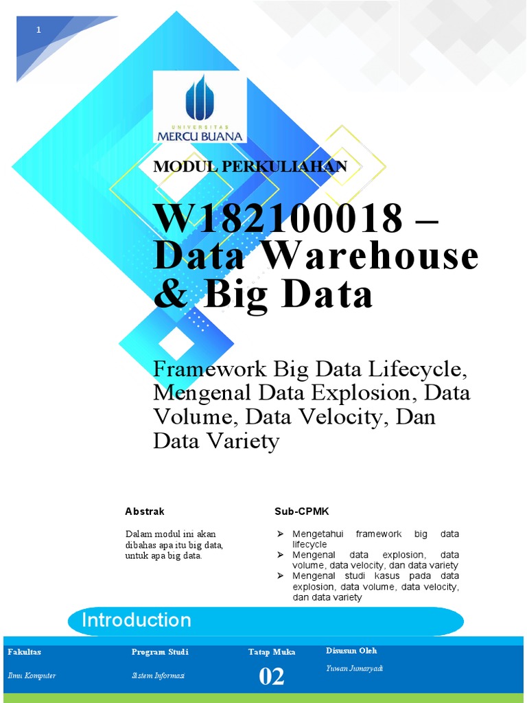 Data Warehouse Big Data II | PDF | Teknologi & Rekayasa