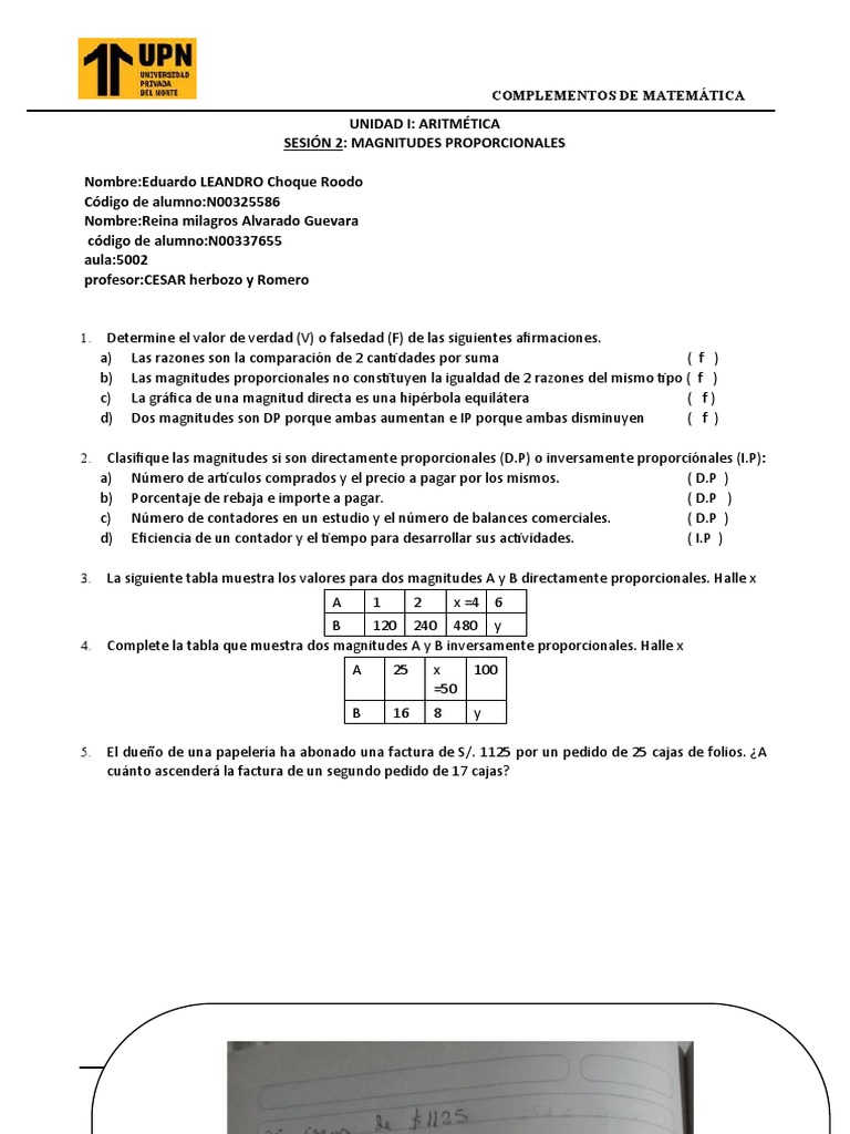 Actividad 2 Complemento Matemático | PDF | Contabilidad | Economias
