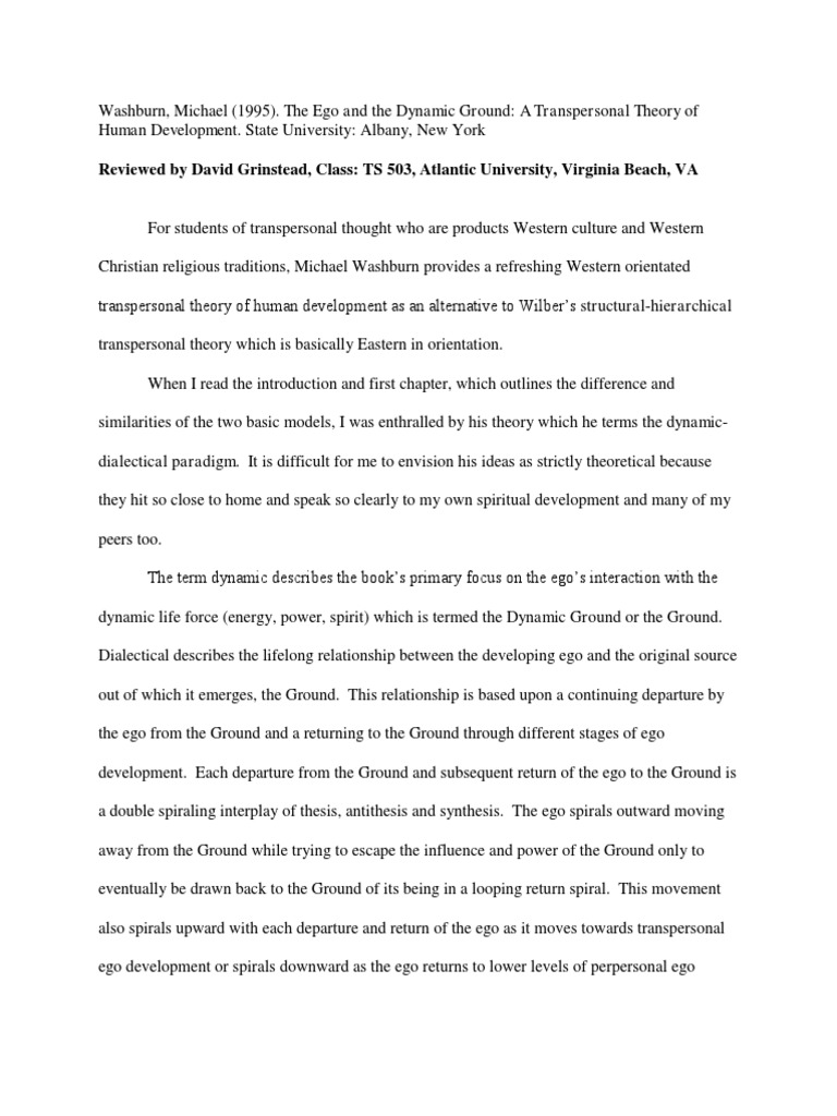 Reviewed by David Grinstead, Class: TS 503, Atlantic University ...