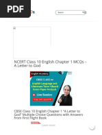 CBSE Class 10 English Tenses MCQs With Answers | PDF | Schools ...