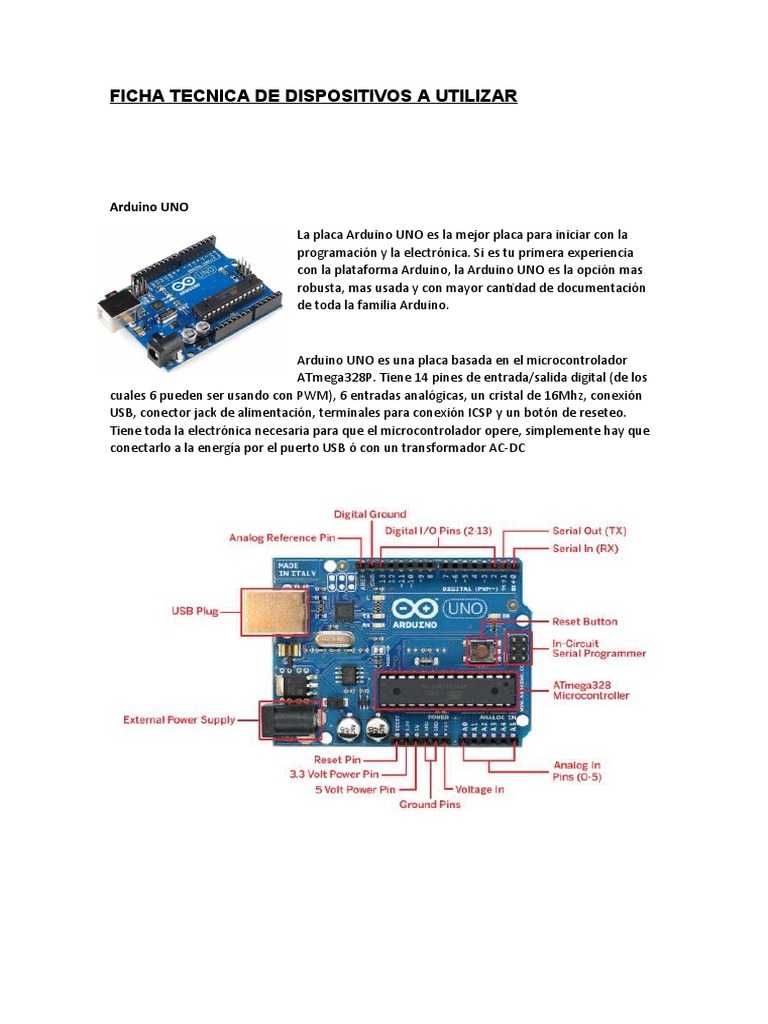 Guía de Arduino UNO y Sensor HC-SR04 | PDF | Ciencia y matemáticas | Informática