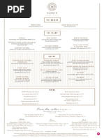 Fallow Restaurant Menu Overview | PDF | Sauce | Pickling