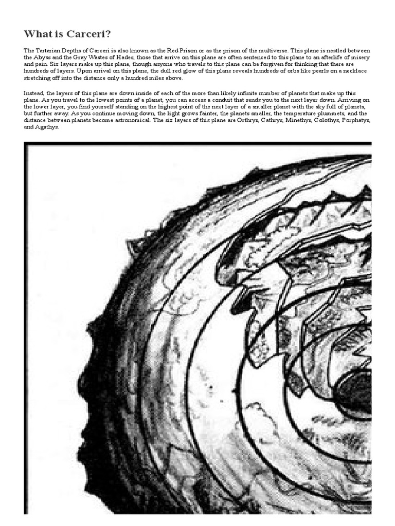 D&D 5E - Carceri-CORE-The Planes - Carceri | PDF