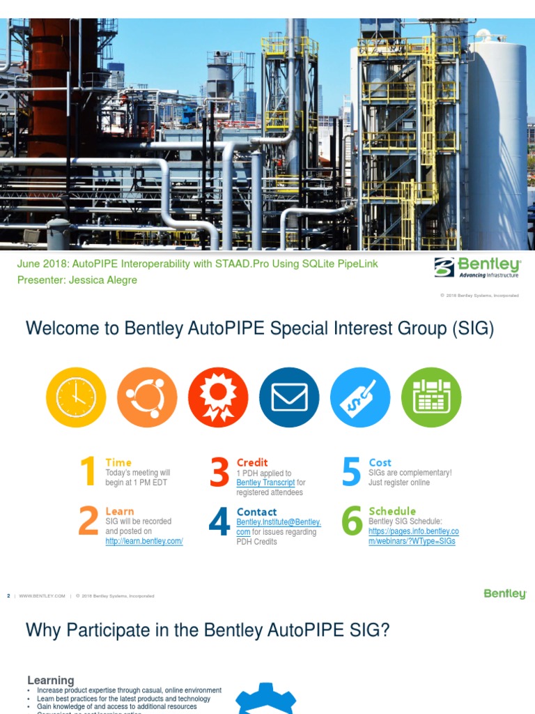 2018-06 AutoPIPE & STAAD - Pro Using PipeLink | PDF | Engineering ...