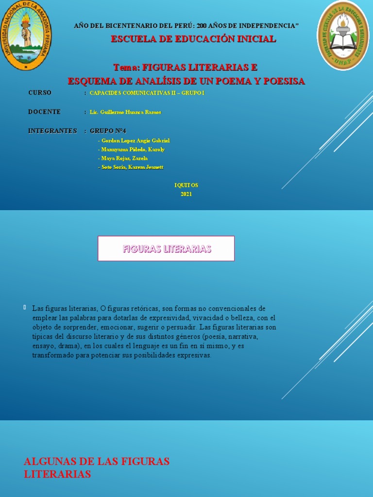 Esquema de Analisis Literario de Una Poesia y Cuento | PDF