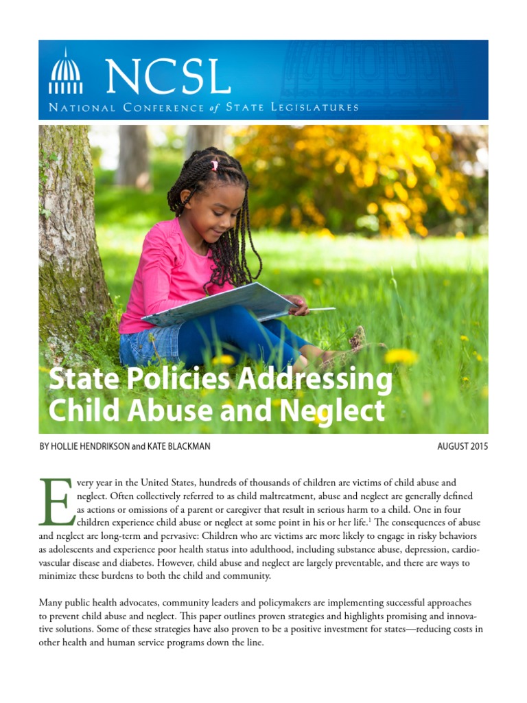 State Policies Addressing Child Abuse and Neglect - National Conference ...