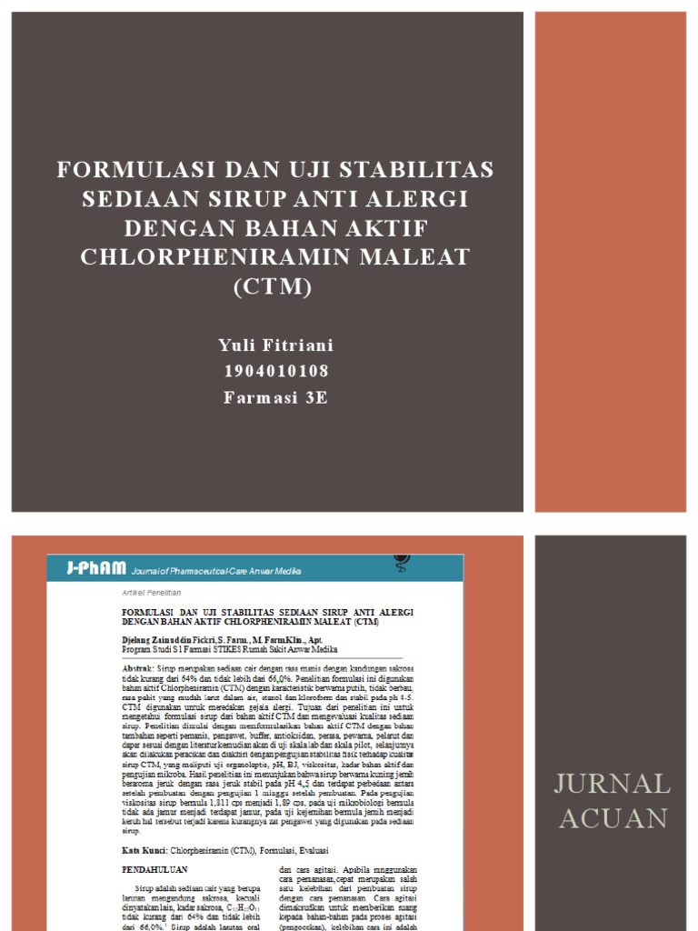 Pembuatan Sirup CTM | PDF