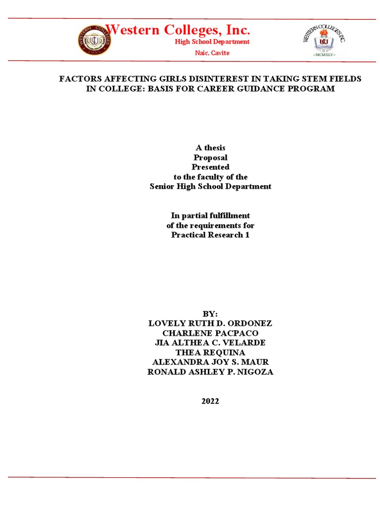 Western Colleges, Inc.: High School Department | PDF | Science ...