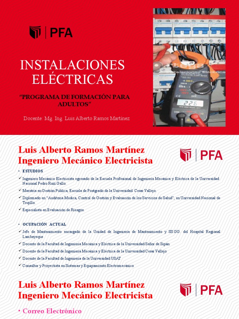 Introducción Al Curso de Instalaciones en Edificaciones | PDF