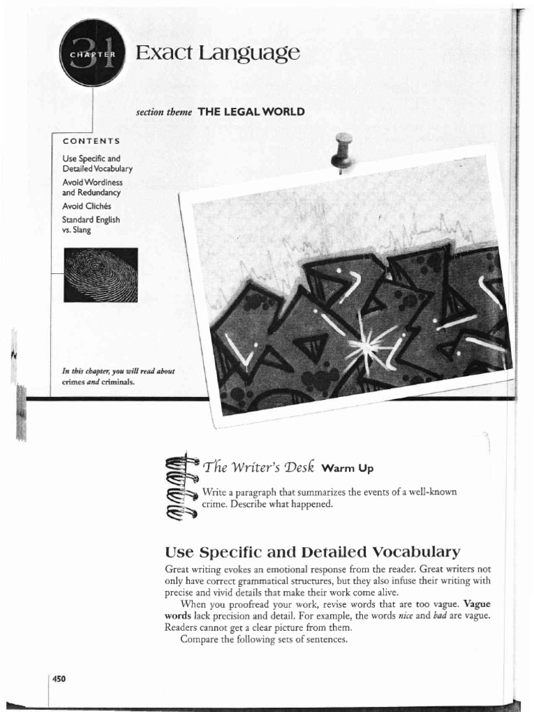 Word Choice | PDF | Word | Verb